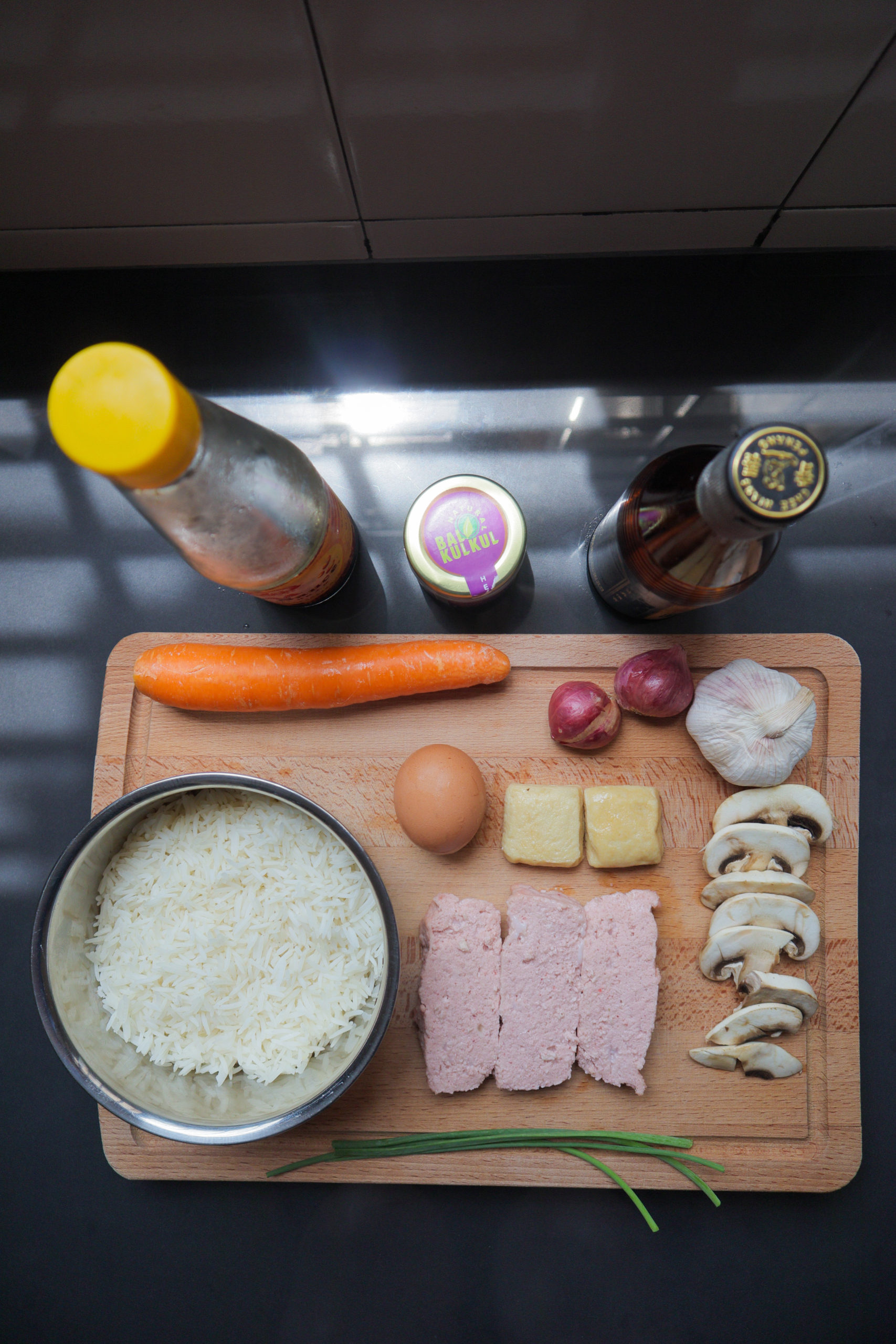 Luncheon meat fried rice [Recipe] - Thokohmakan