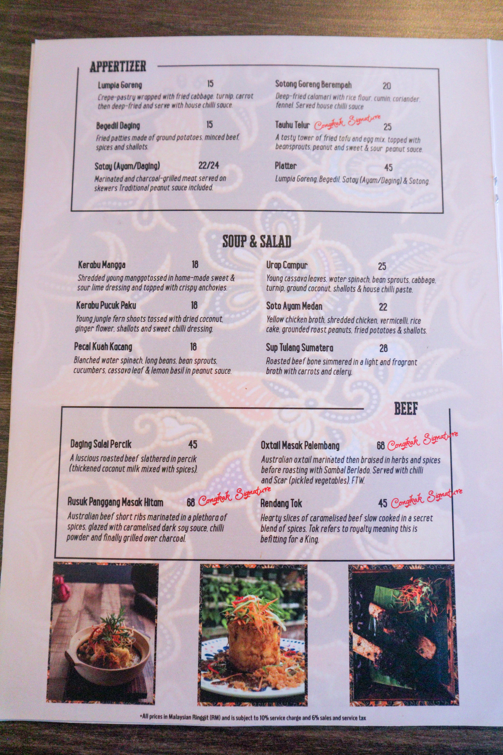 Congkak, Bukit Bintang - Thokohmakan