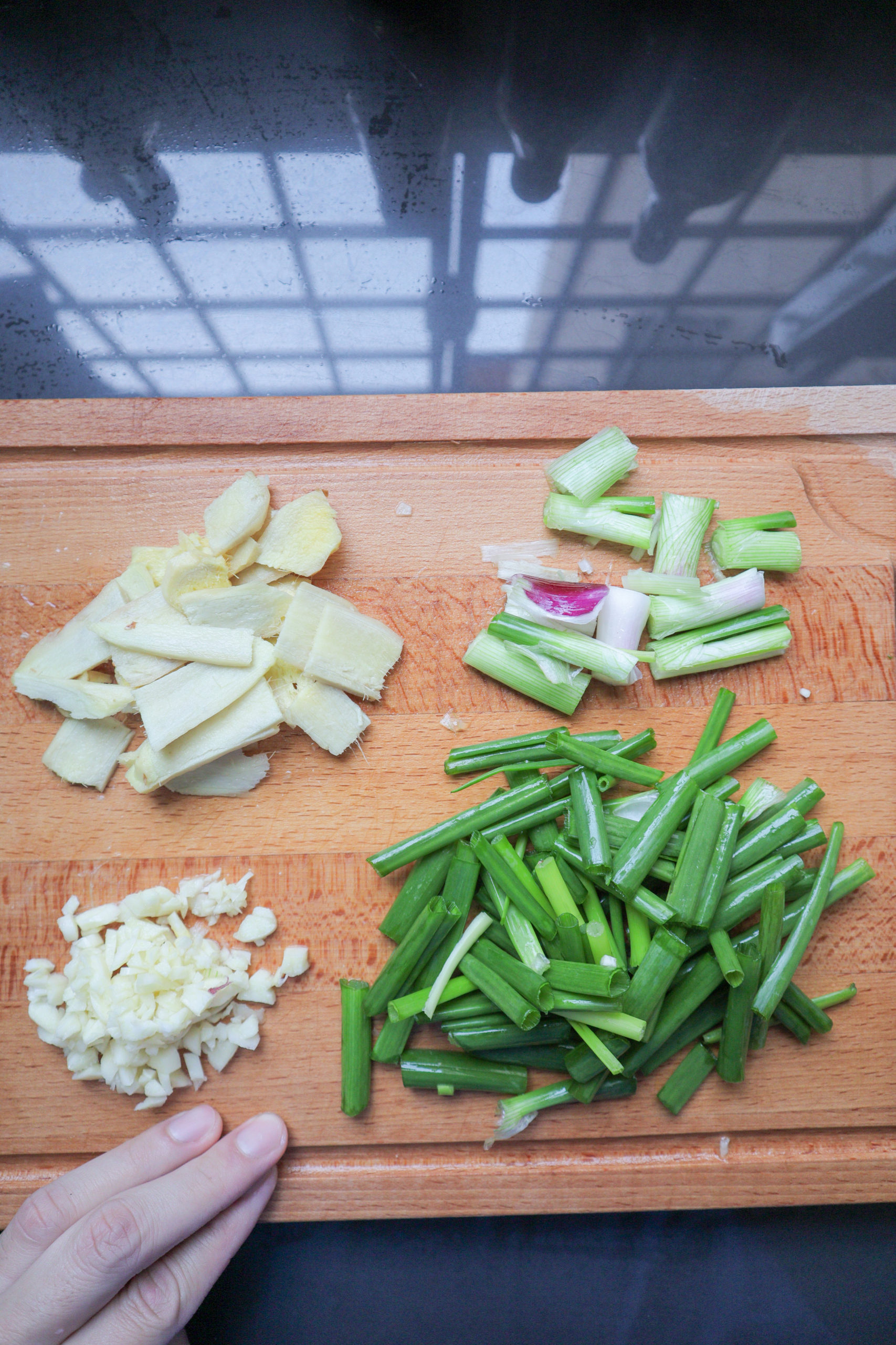 Ginger scallion chicken [Recipe] - Thokohmakan