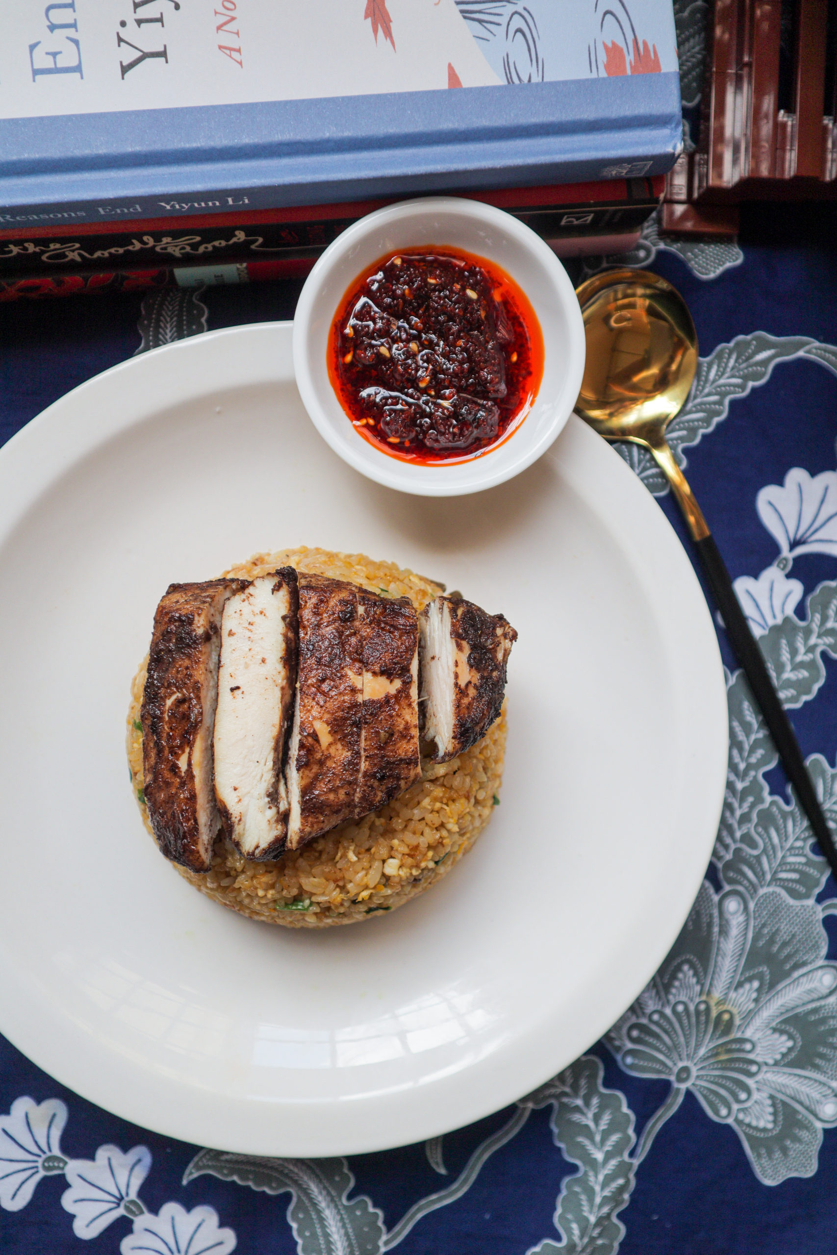 DTF Egg Fried Rice with Chicken Chop [Recipe] - Thokohmakan