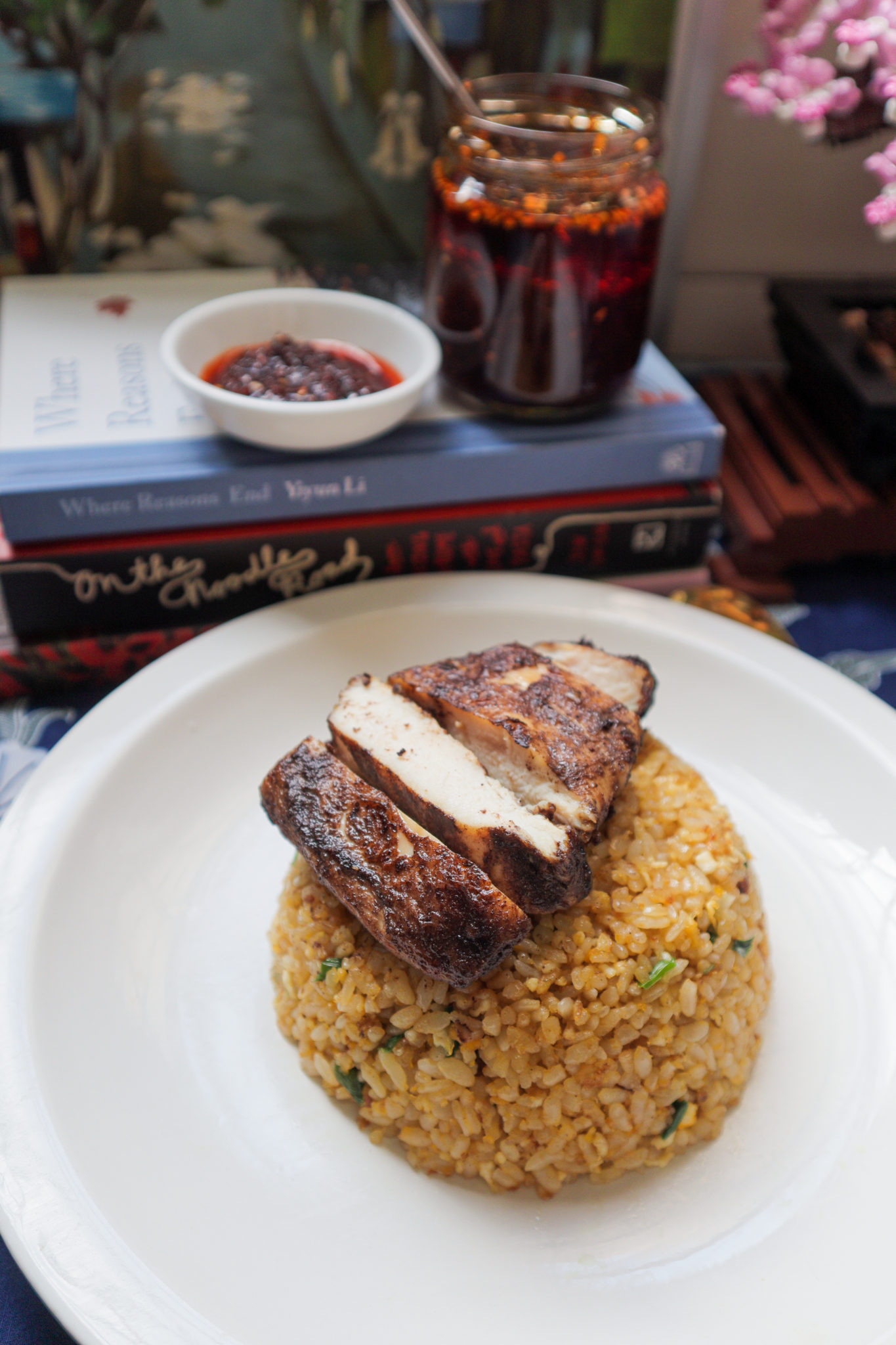 DTF Egg Fried Rice with Chicken Chop [Recipe] - Thokohmakan