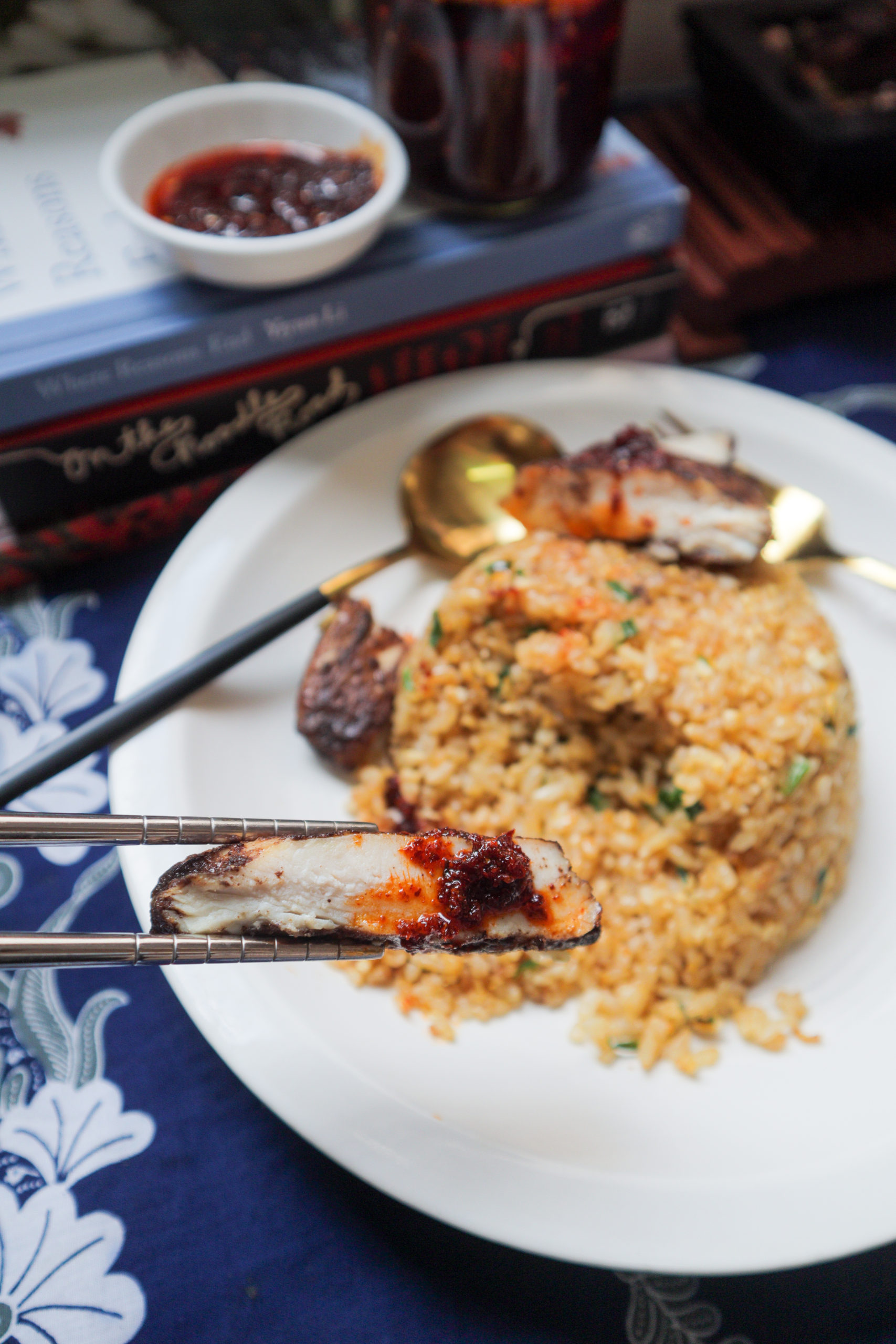 DTF Egg Fried Rice with Chicken Chop [Recipe] - Thokohmakan