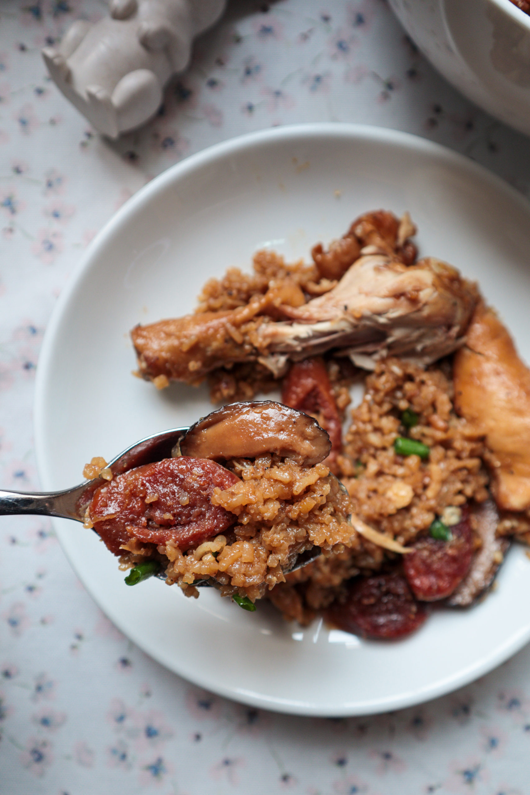 Claypot chicken rice [Pressure cooker recipe] - Thokohmakan