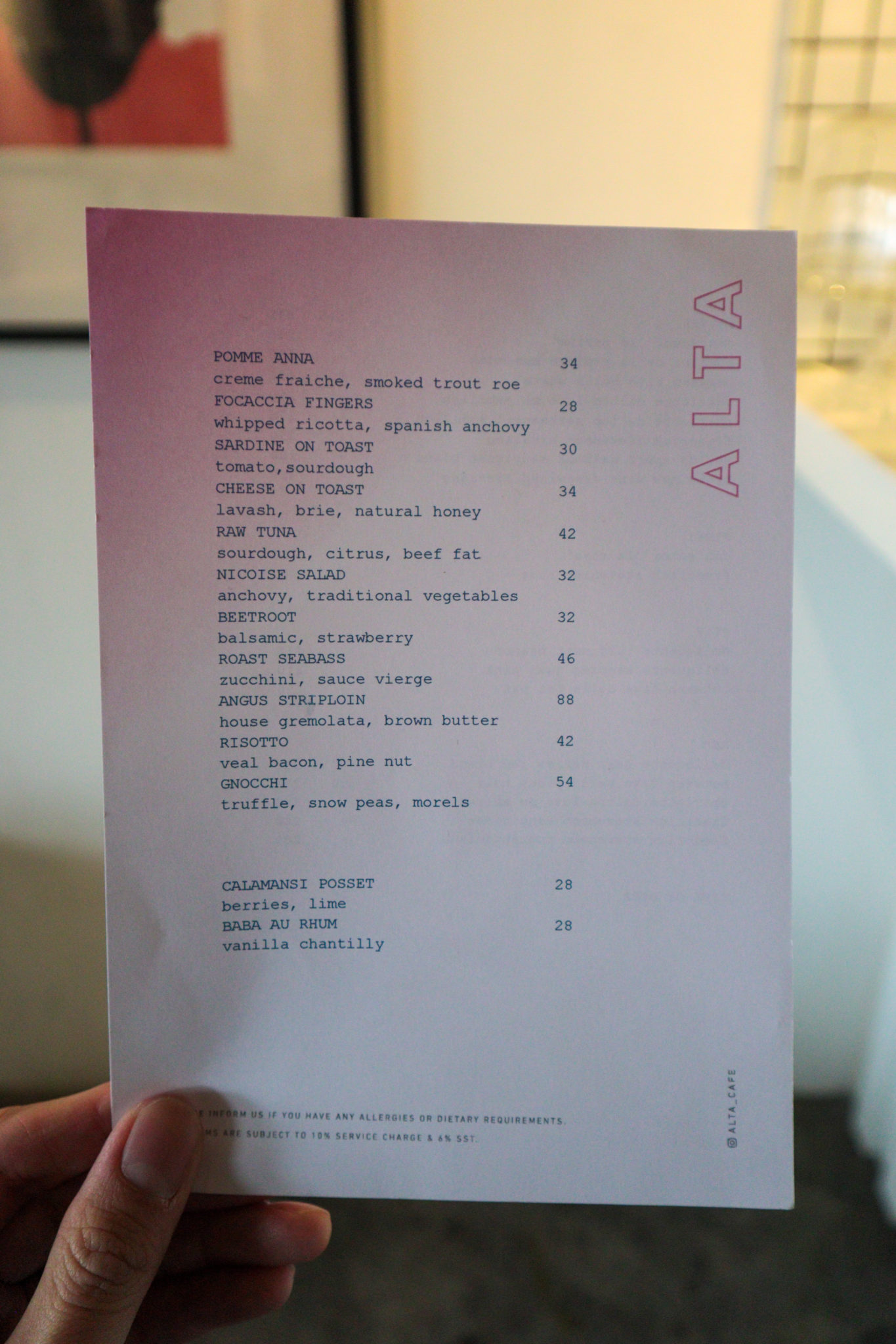 Dinner at Alta Cafe, Bangsar - Thokohmakan