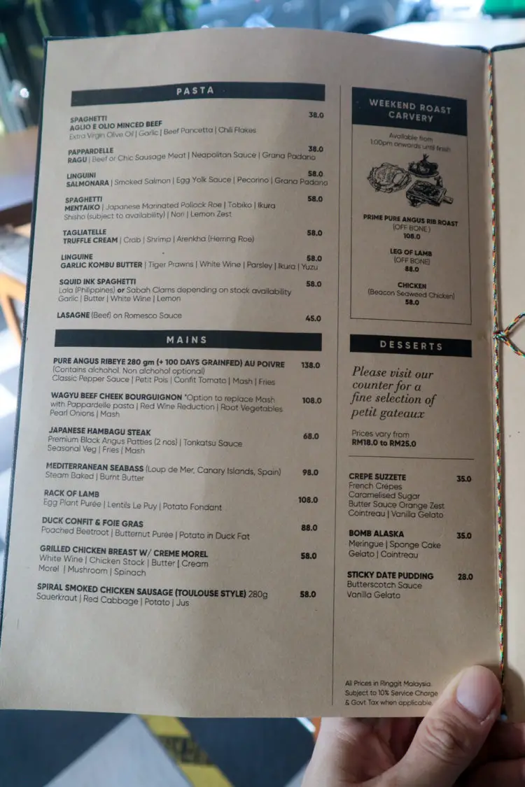 Café-Bistrot David, TTDI - Thokohmakan