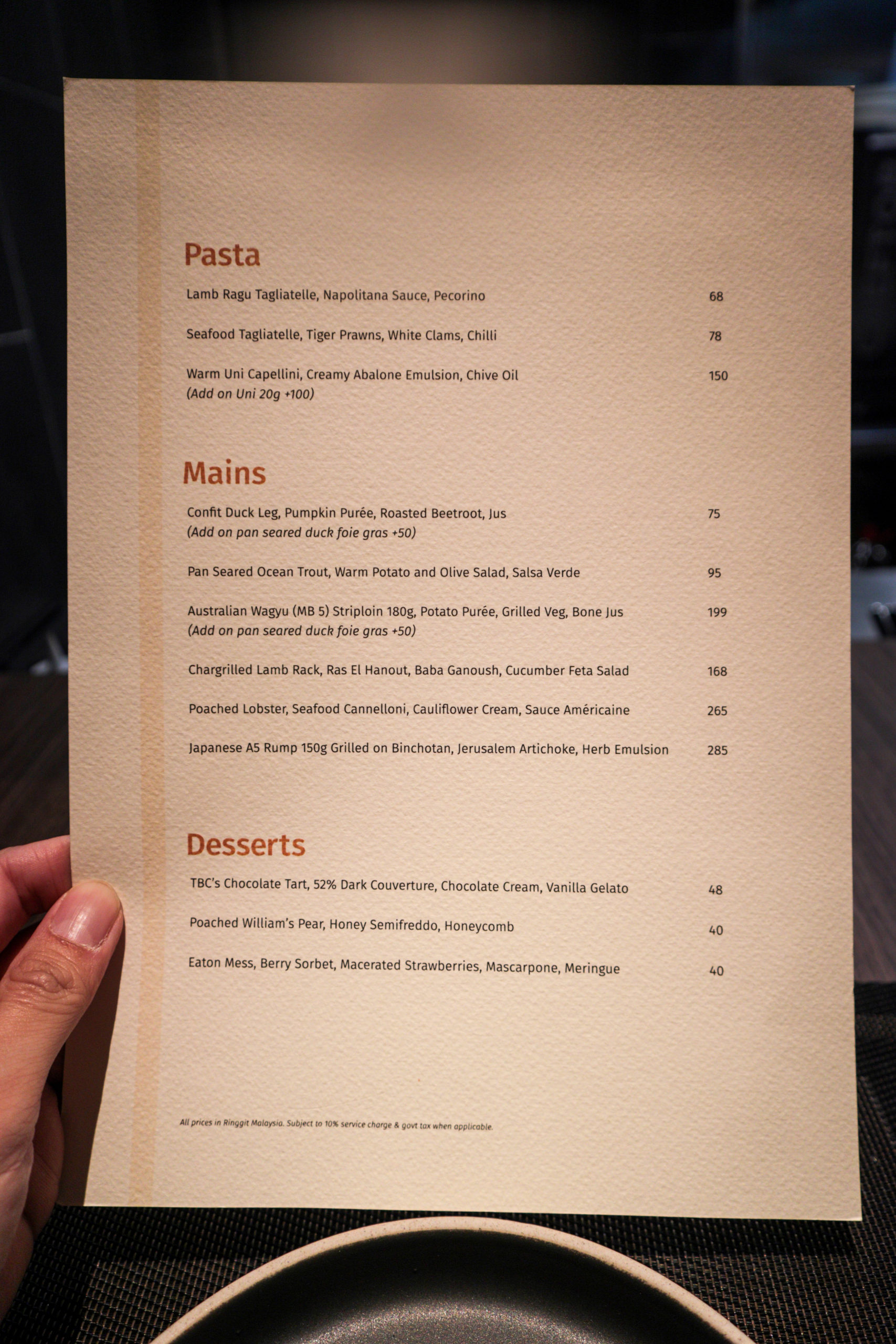 TBC Restaurant, TTDI - Thokohmakan