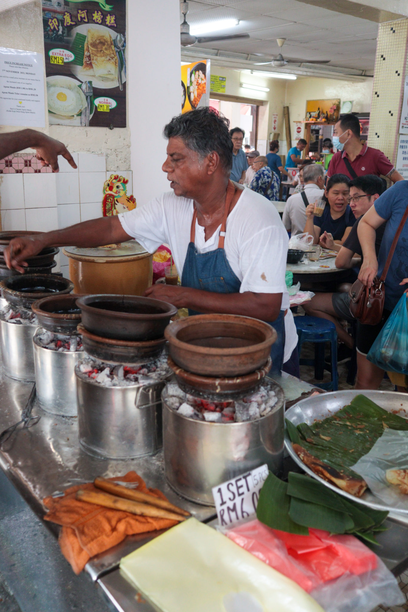 Ravi’s Claypot Apom Manis, Penang - Thokohmakan