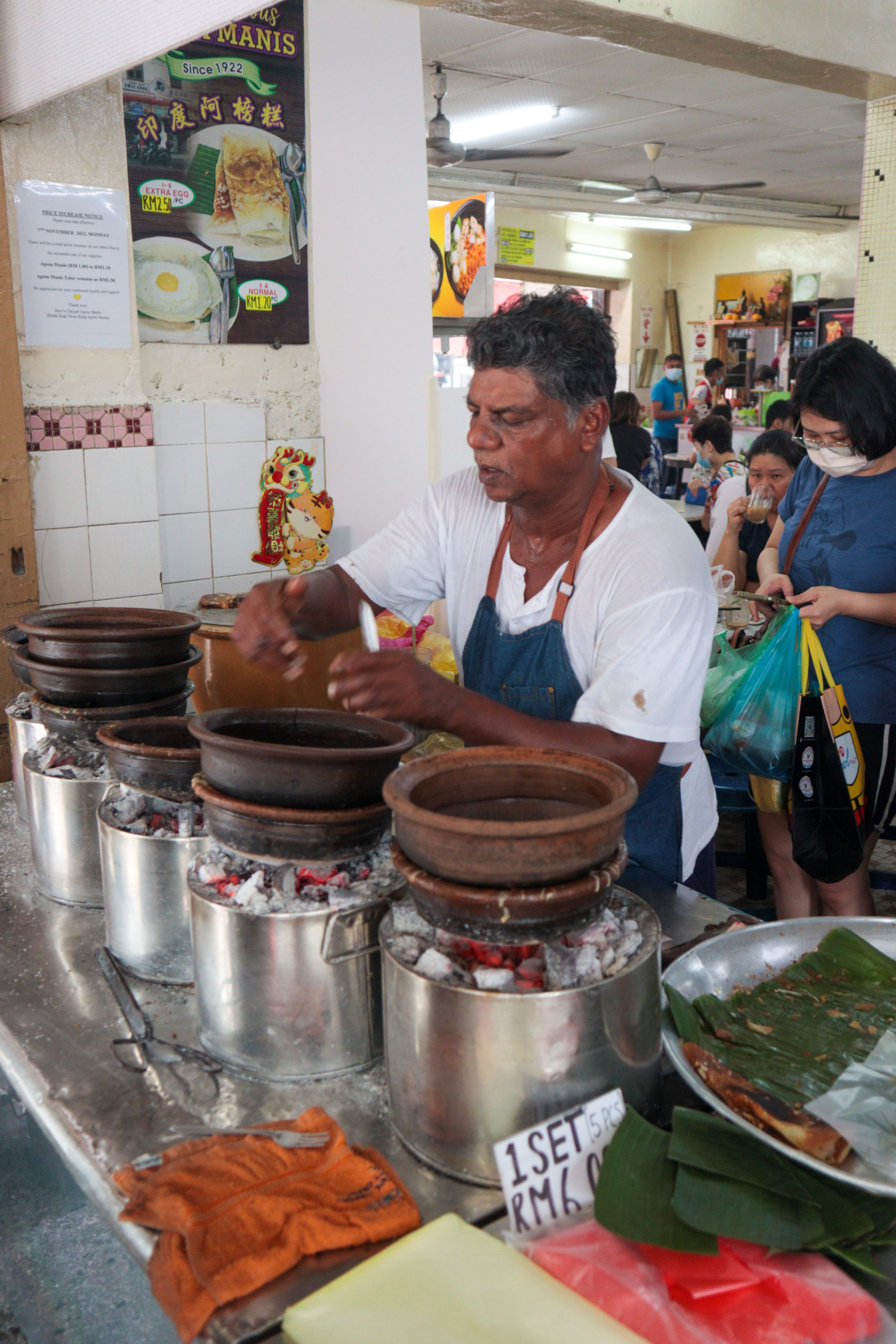 Ravi’s Claypot Apom Manis, Penang - Thokohmakan
