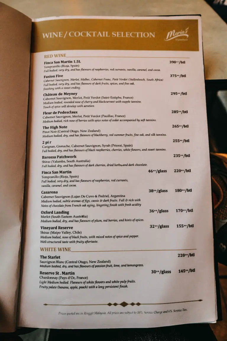 Maria’s Signature, KLCC Suria - Thokohmakan