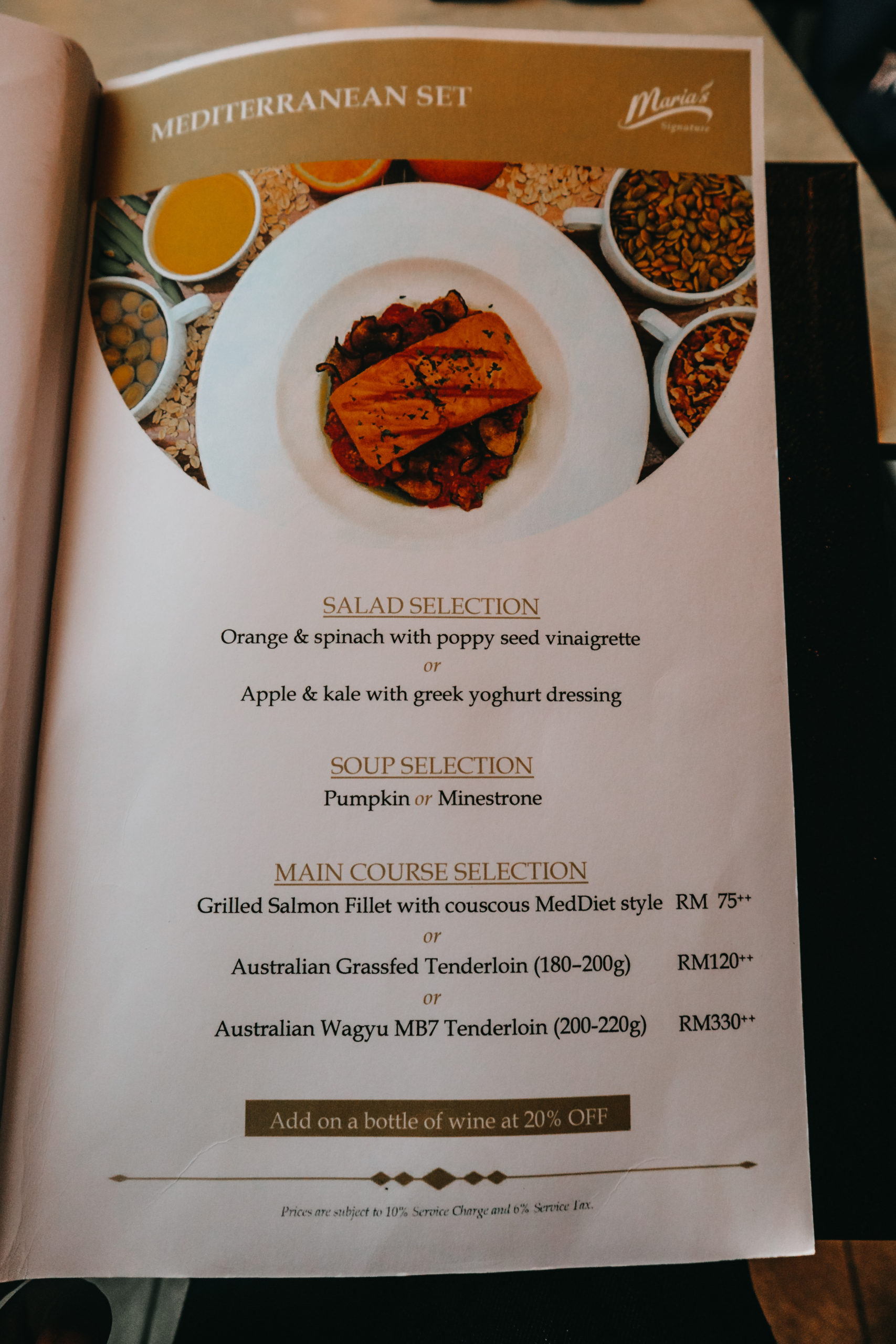 Maria’s Signature, KLCC Suria - Thokohmakan