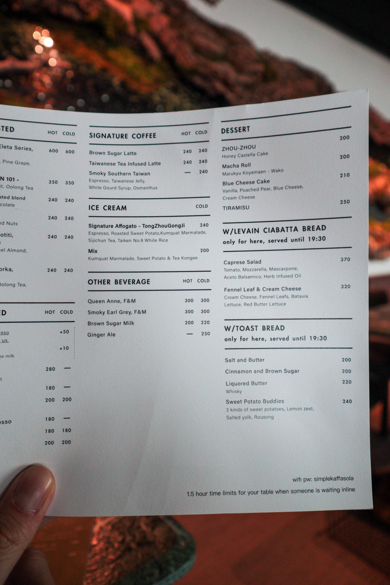 Simple Kaffa Sola, Taipei 101 - Thokohmakan