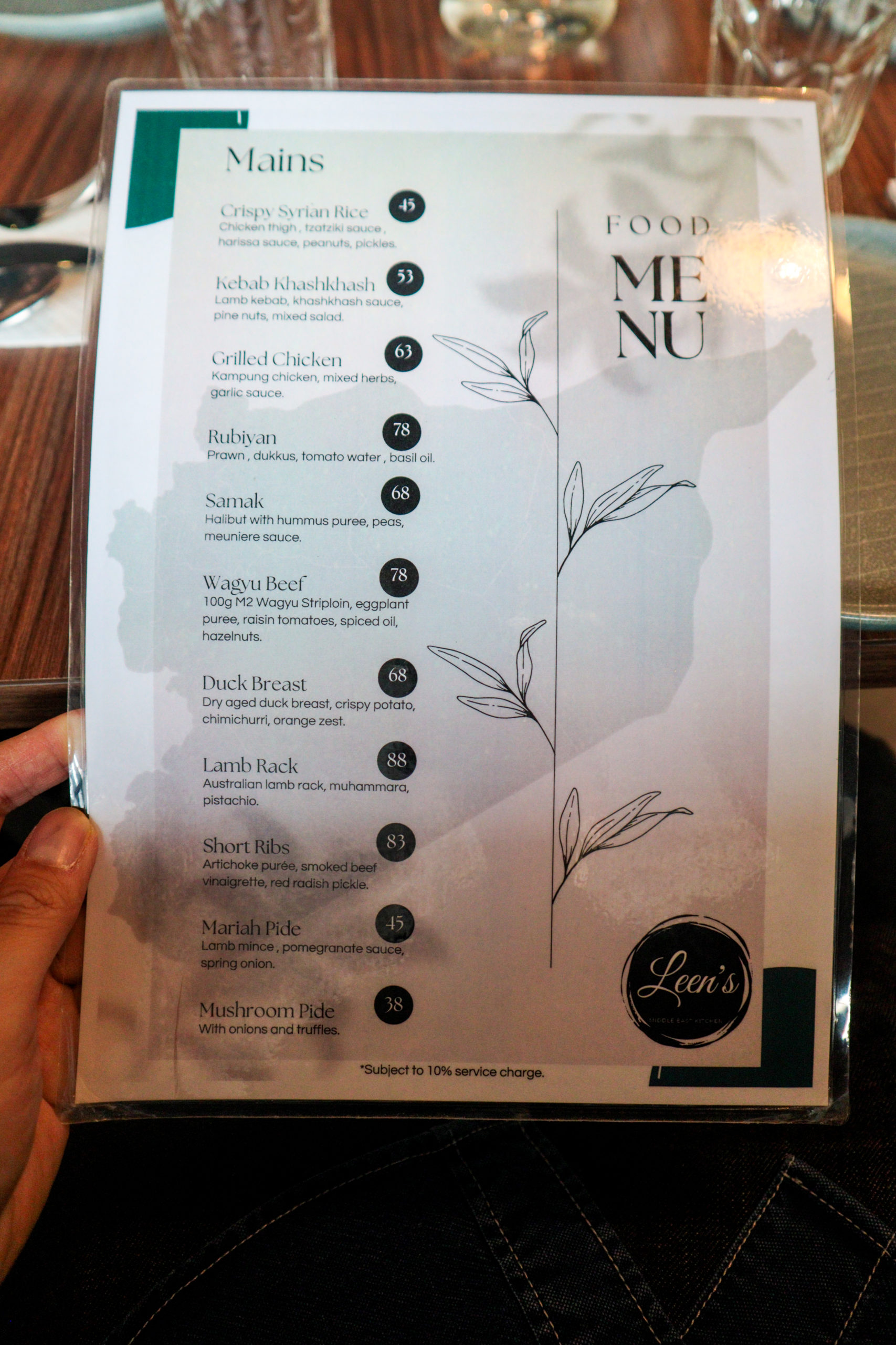 Leen’s Middle East Kitchen, TTDI - Thokohmakan