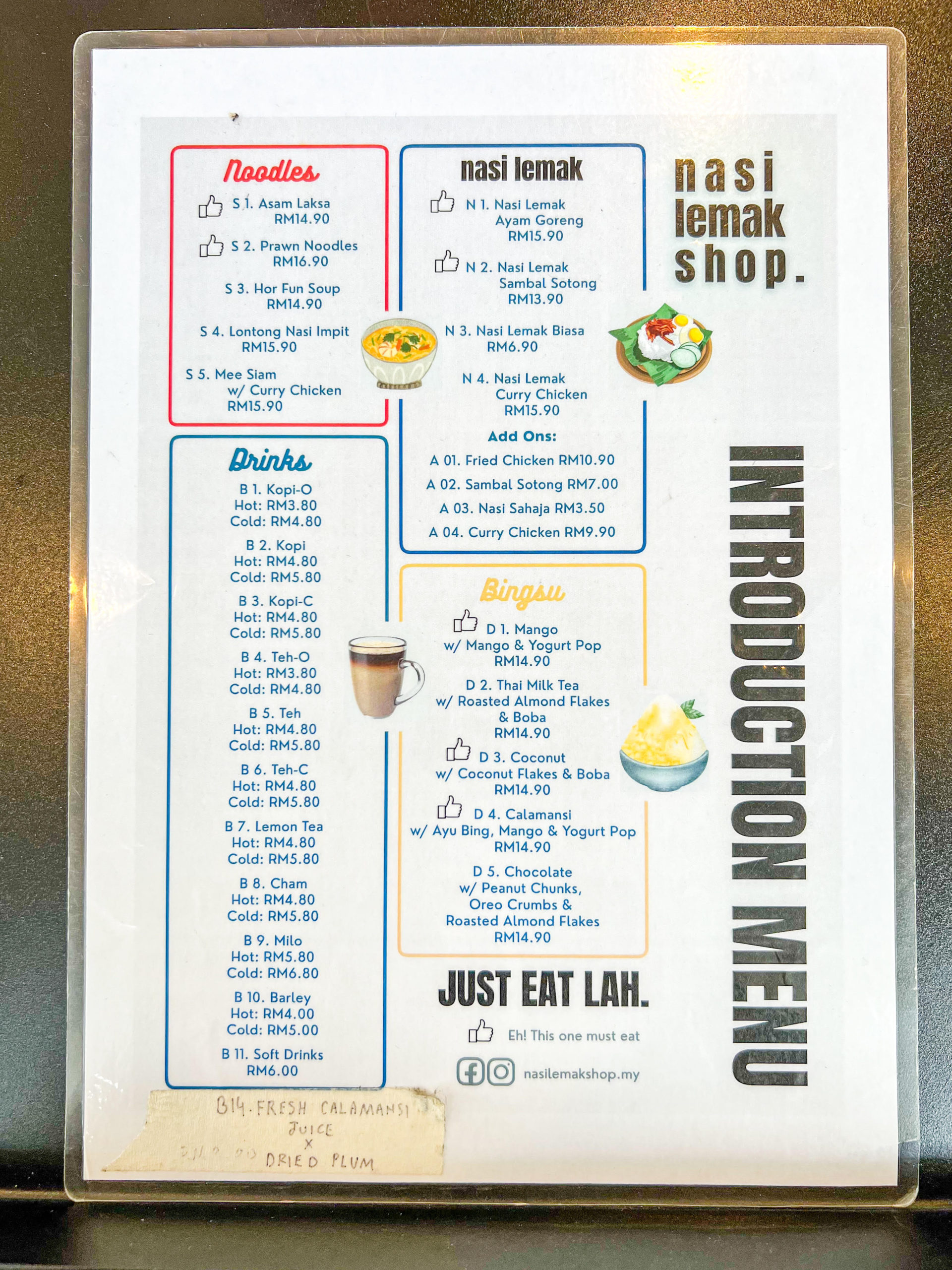 Nasi Lemak Shop, Bandar Utama - Thokohmakan