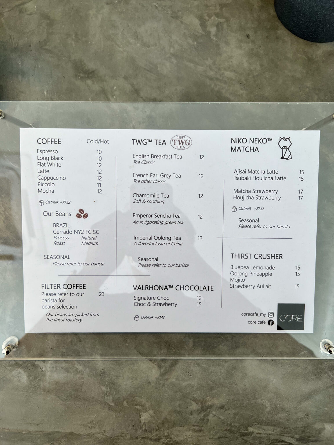 Core Café, Ara Damansara - Thokohmakan