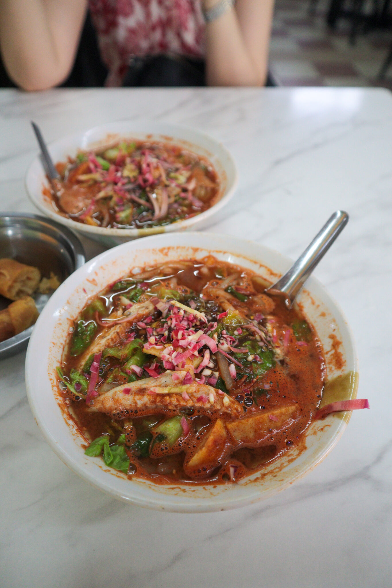 Farlim Shell Station Laksa Cafe, Penang - Thokohmakan