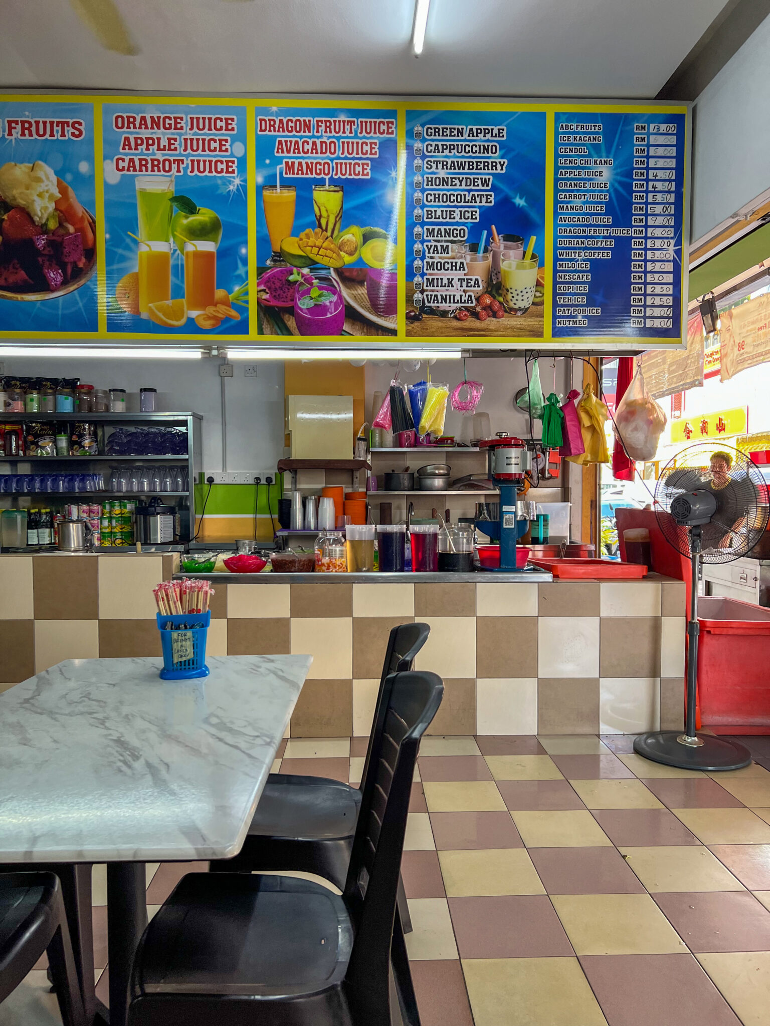 Farlim Shell Station Laksa Cafe, Penang - Thokohmakan